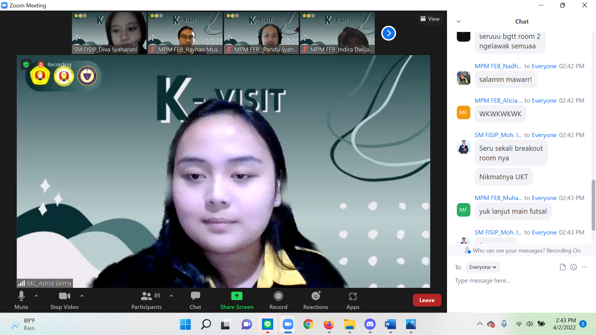 Studi Banding MPM FEB UPNVJ X SM FISIP UPNVJ — Fakultas Ilmu Sosial dan ... Studi Banding MPM FEB UPNVJ X SM FISIP UPNVJ — Fakultas Ilmu Sosial dan ...