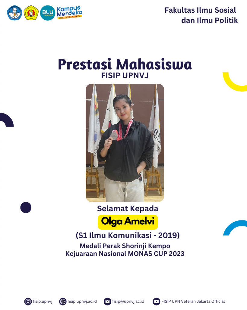 Olga Amelvi Tanjung Mahasiswi S1 Ilmu Komunikasi UPNVJ Raih Perak di Kejuaraan Nasional Shorinji ...