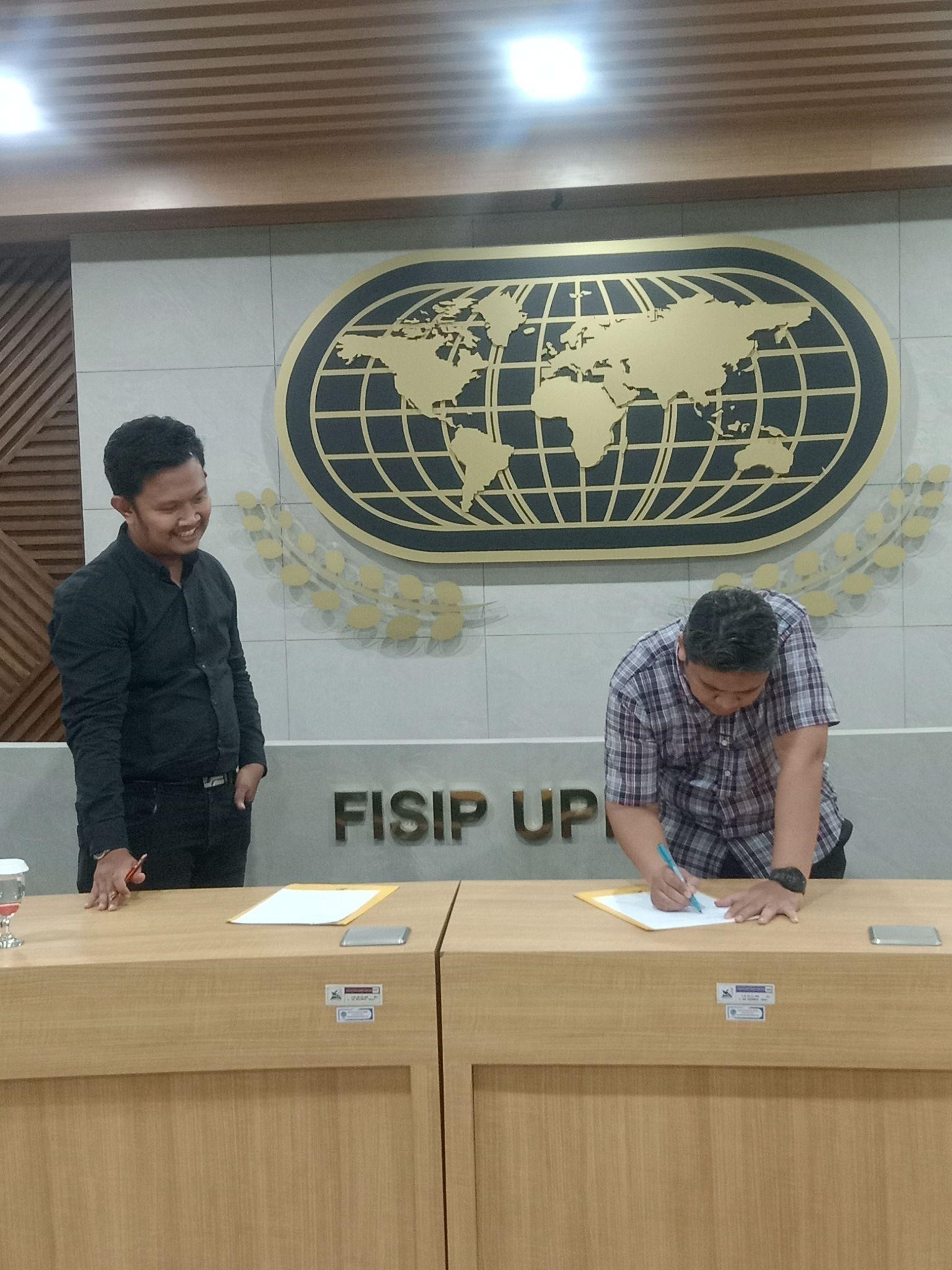 Penandatanganan Perjanjian Kerja Sama (PKS) Antara FISIP UPNVJ Dengan FISIP Universitas ...