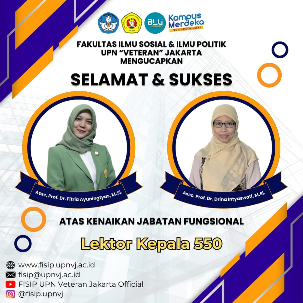 Pertama kali dalam sejarah FISIP UPNVJ mencetak Associate Professor ...